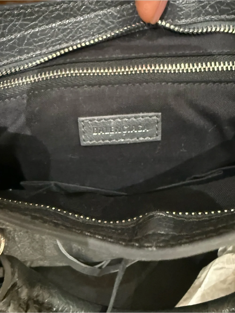 Balenciaga | Bags | Balenciaga Gray Classic Citi Satchel With Logo ...